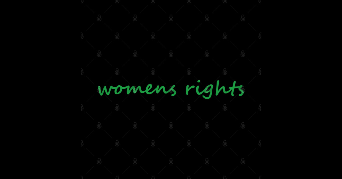 Women's Rights Activist Handwritten Text Design - Womens Rights ...