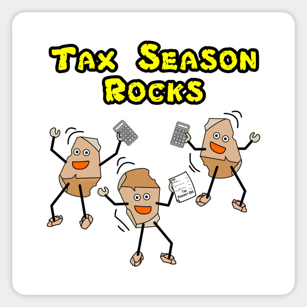 Accountant Tax Season Rocks - Taxes - Sticker | TeePublic