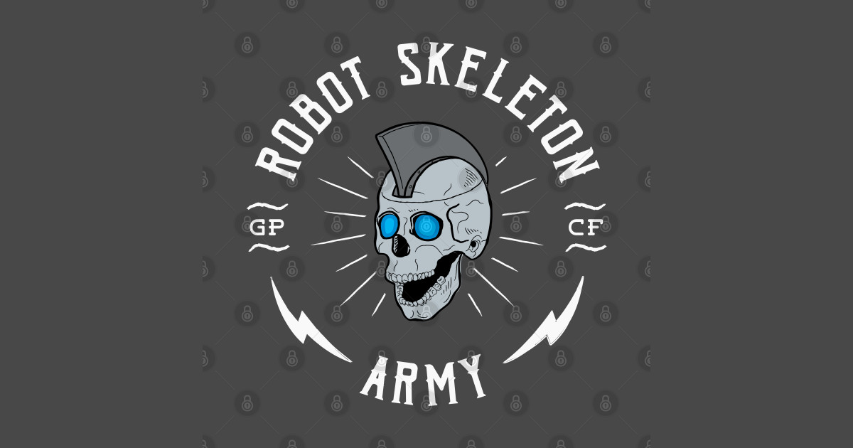 Robot Skeleton Army - Craig Ferguson - T-Shirt | TeePublic