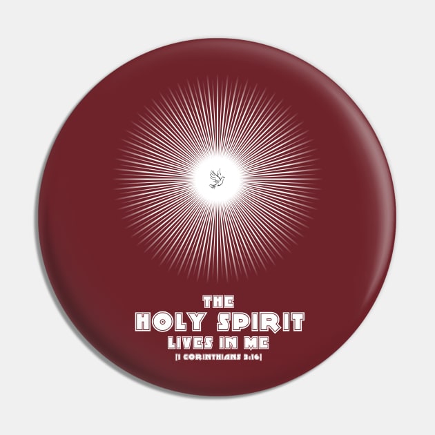 The Holy Spirit Lives in Me - On the Back of - Holy Spirit - Pin ...