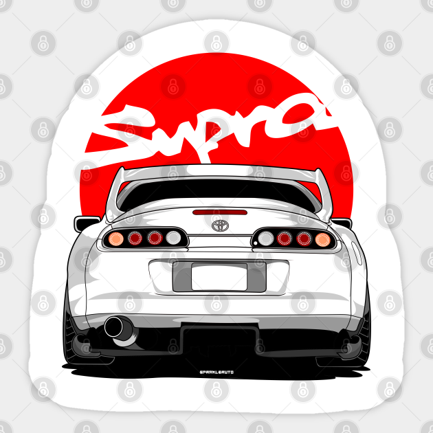 Supra MK4 JDM Artwork - Supra Mk4 - Sticker | TeePublic
