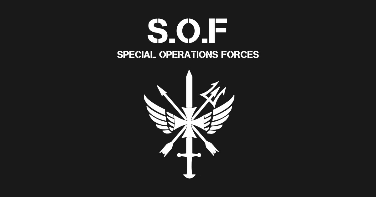 Special Operations Forces S.O.F. - Special Operations Command - T-Shirt ...