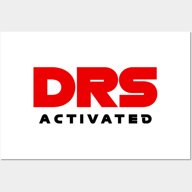 DRS Activated F1 Design - Formula 1 - Posters and Art Prints | TeePublic