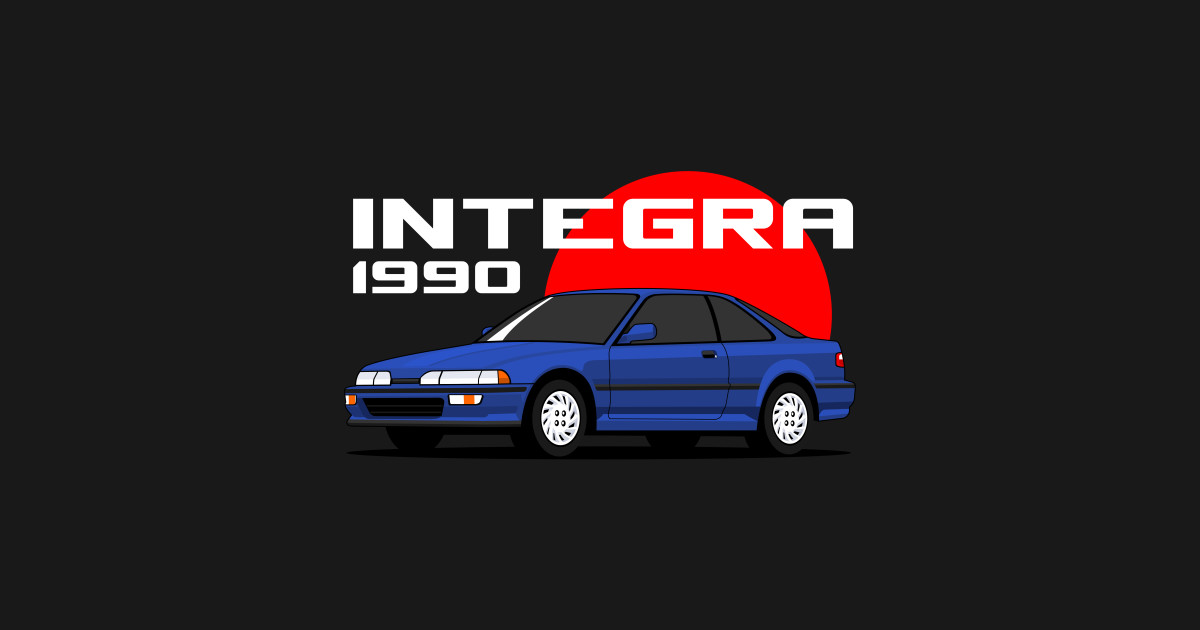 Integra 1990 Classic Cars - Integra - T-Shirt | TeePublic
