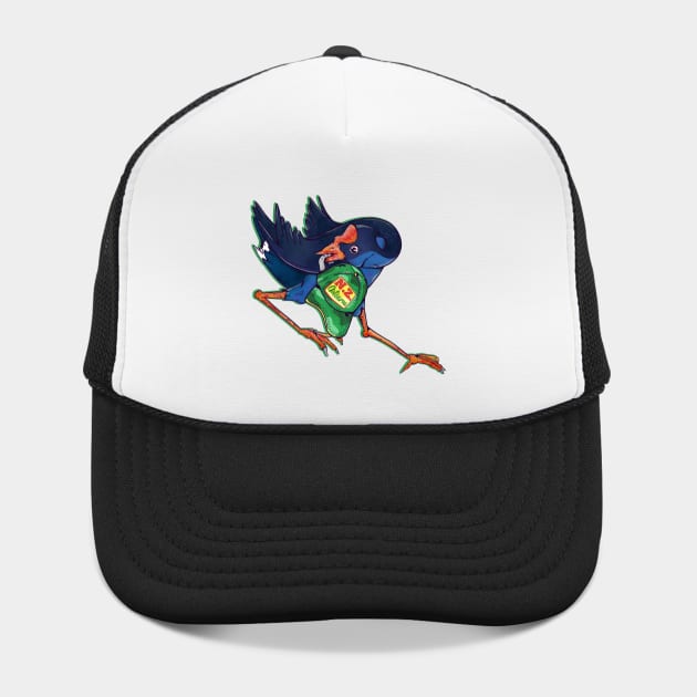 Funny Pukeko Aotearoa New Zealand - Weka - Hat | TeePublic