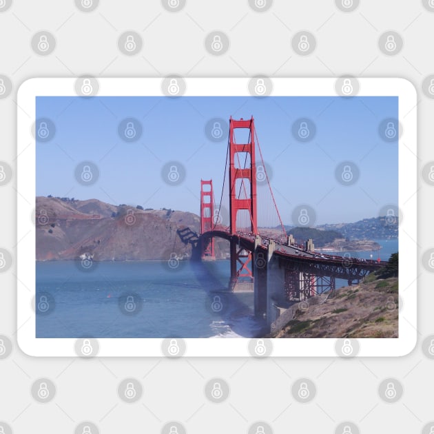 Golden Gate Bridge - Golden Gate - Sticker | TeePublic