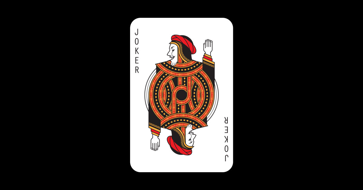 Joker Card - Card Game - Sticker | TeePublic