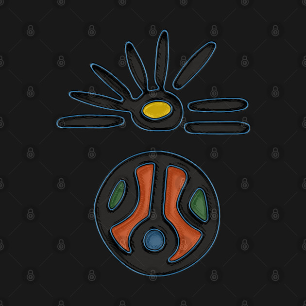 Taino Sun Symbol - Taino Symbols - T-Shirt | TeePublic