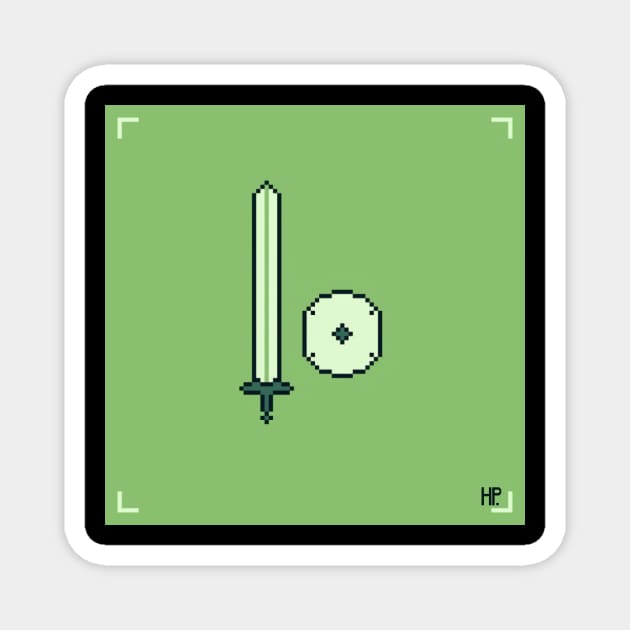 Viking Sword - Pixel - Magnet | TeePublic
