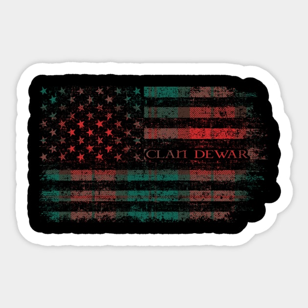 Clan Dewar Scottish tartan US flag kilt Scotland - Scotland Clan ...