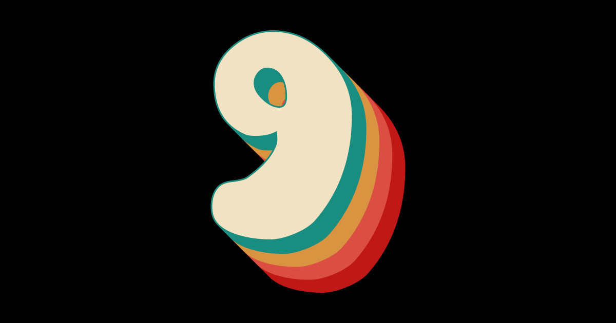 Number 9 - Number 9 - Sticker | TeePublic