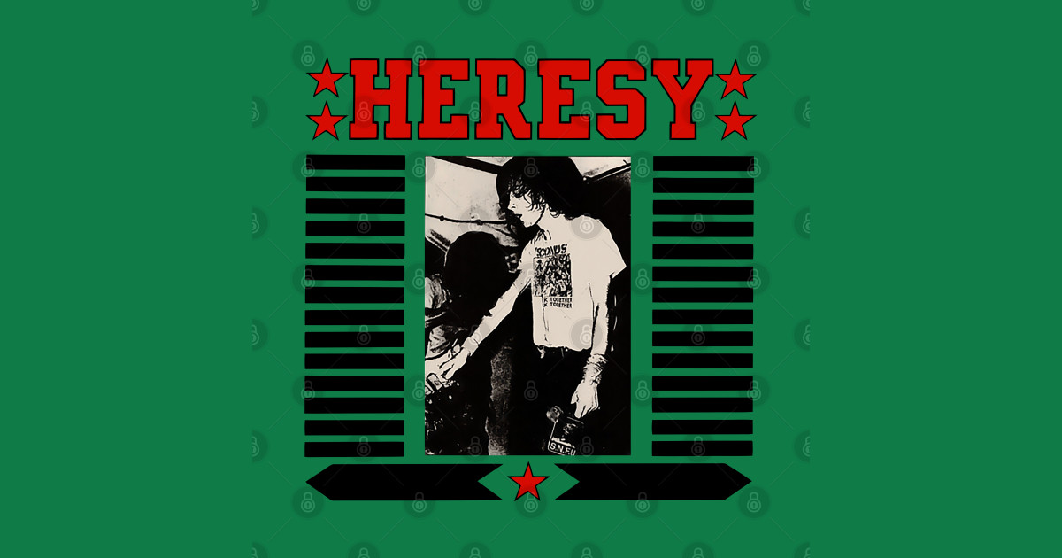 heresy concrete sox - Band - T-Shirt | TeePublic