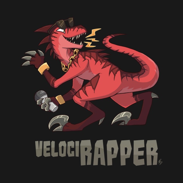 VelociRAPPER - Velociraptor - Kids Hoodie | TeePublic