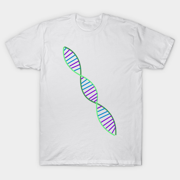 Double Helix DNA Strand - Dna - T-Shirt | TeePublic