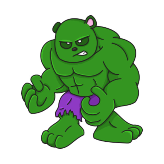Incredible Panda | The Hulk - Hulk - T-Shirt | TeePublic