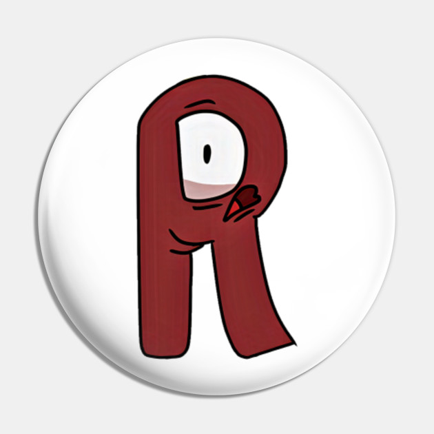 Animated Letter R Alphabet Lore - Alphabet R - Pin | TeePublic