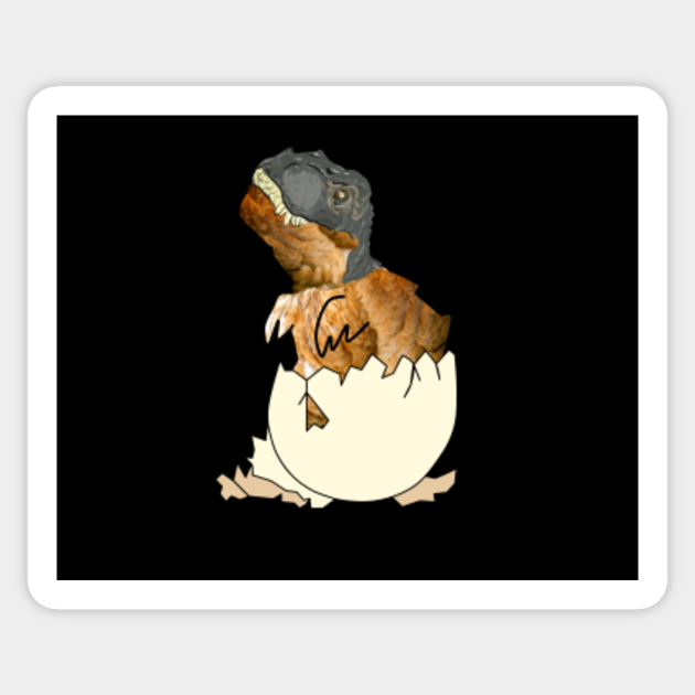 Chickenosaurus Rex Chick - Dinosaur - Sticker | TeePublic