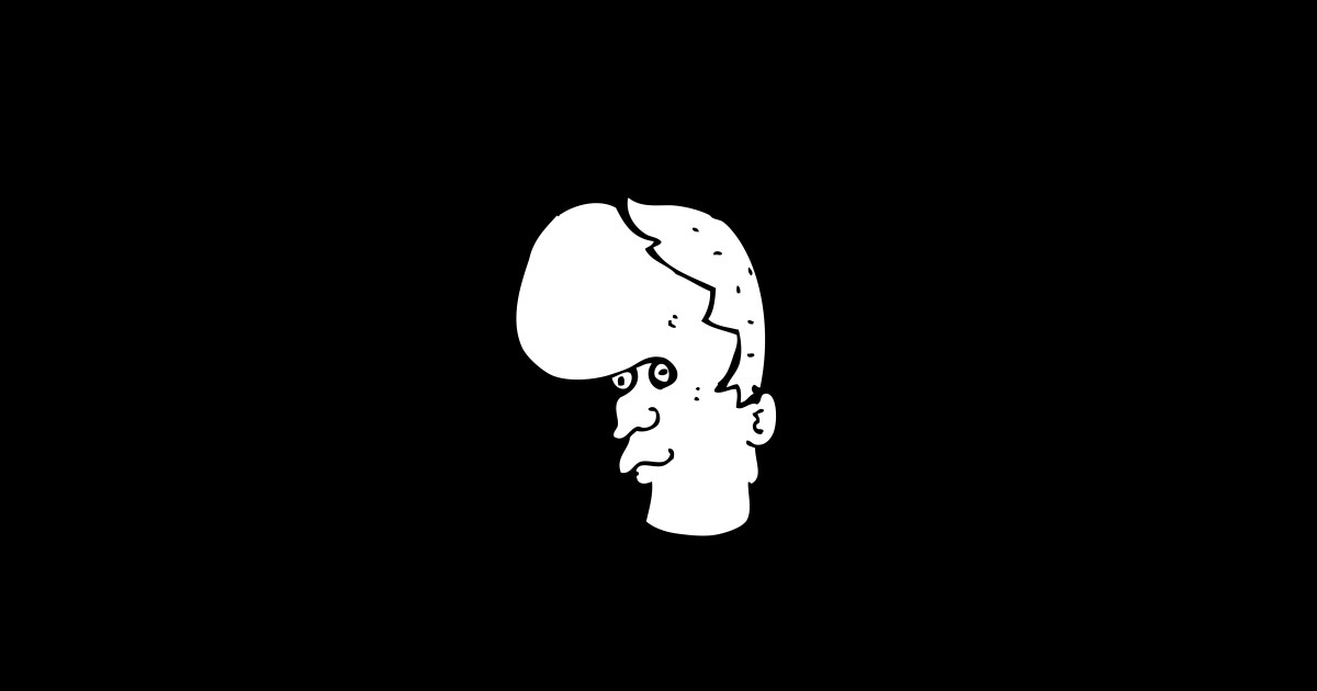 Perfect-Forehead-Cartoon-Design - Forehead - Sticker | TeePublic