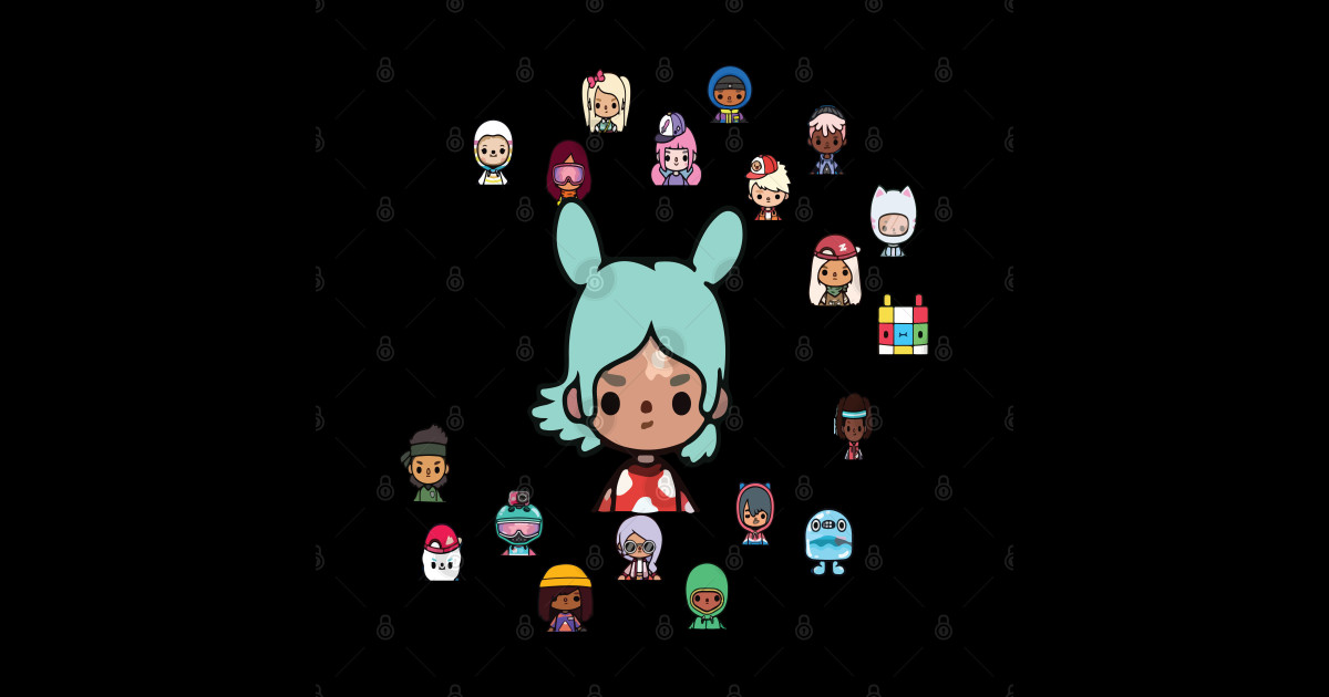 Toca boca world - Toca Boca - Sticker | TeePublic