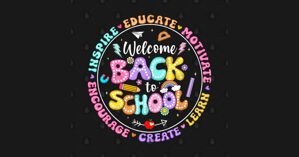 Groovy Welcome Back To School 2025 For Teacher - Groovy Back School - T ...