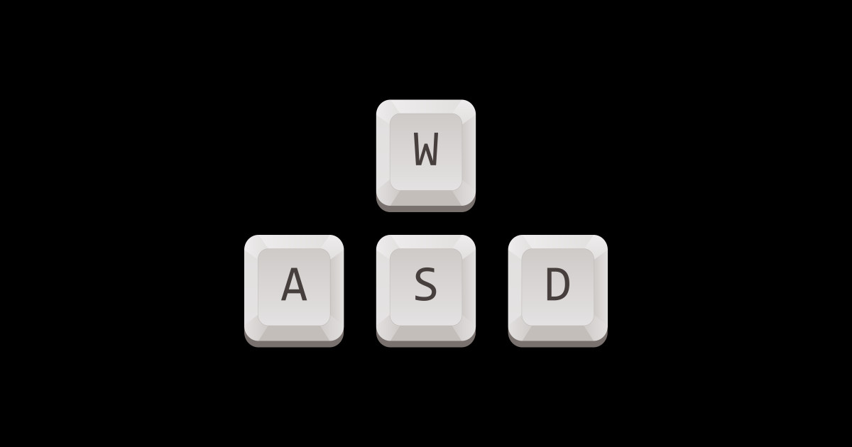 WASD - Pc Gamer - Sticker | TeePublic