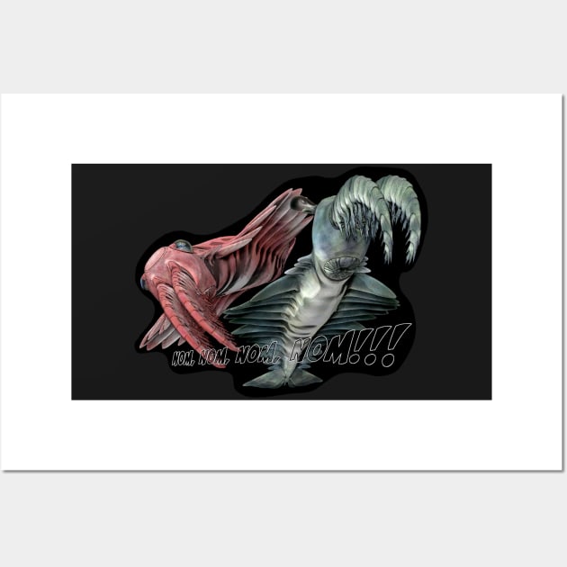 Anomalocaris, Cambrian predator, A.canadensis and A.briggsi by Katrina ...