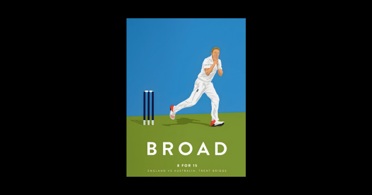 Stuart Broad Poster - Stuart Broad - Sticker | TeePublic