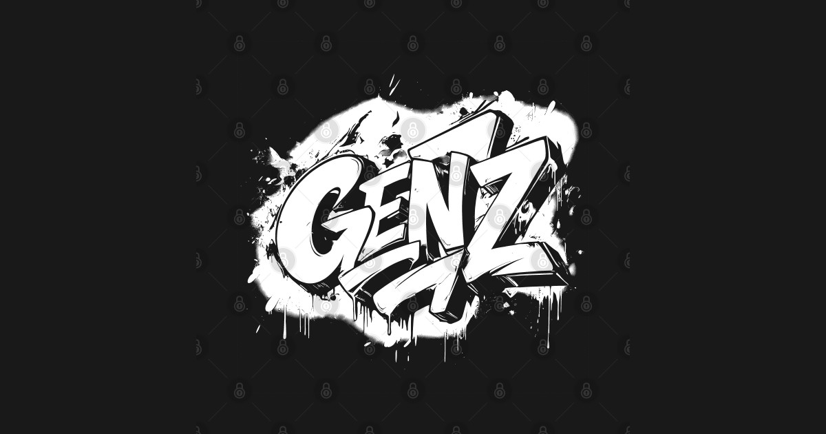 gen z - Graffiti Art - T-Shirt | TeePublic