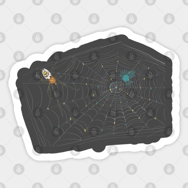 spider web - Spider - Sticker | TeePublic