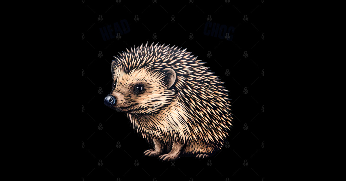 Hedgehog Chart - Hedgehog - Sticker | TeePublic