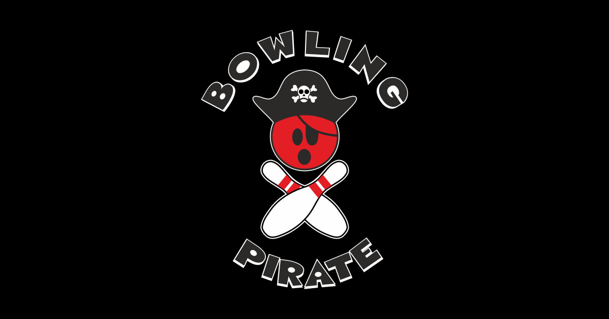 Bowling pirate - Bowling Pirate Slull Bowling Ball - Sticker | TeePublic