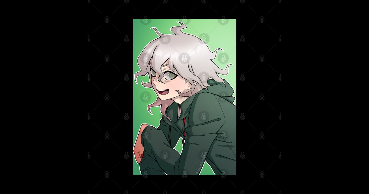 Nagito Komaeda FANART - Danganronpa - Sticker | TeePublic