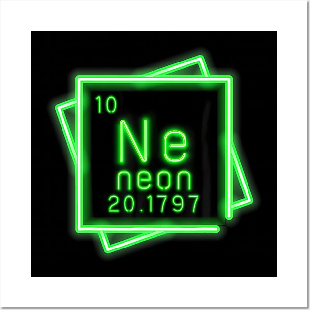Neon Element Chemistry Periodic Table Science Nerd Kids Boys ...