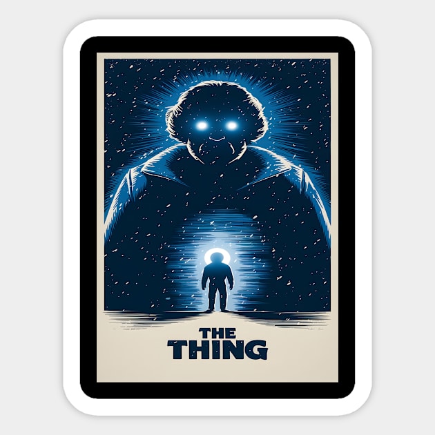 THE THING Fanart poster - The Thing - Sticker | TeePublic