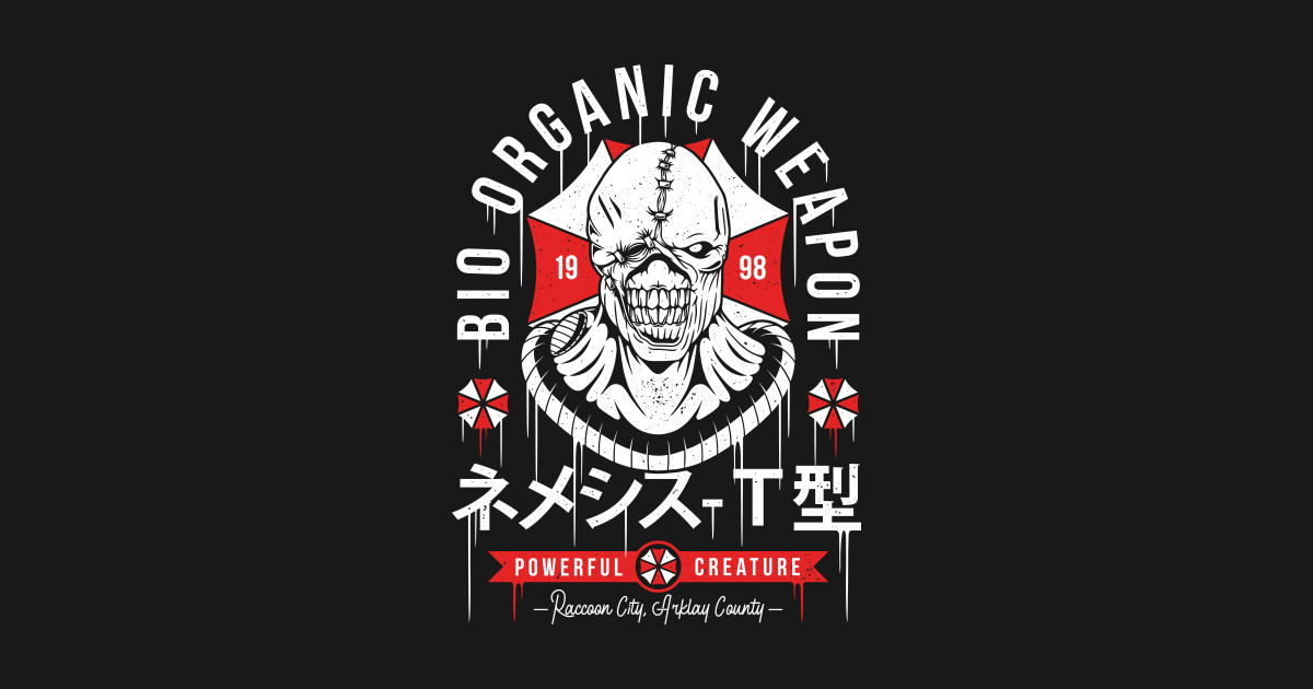 Bio Organic Weapon - Resident Evil - T-Shirt | TeePublic