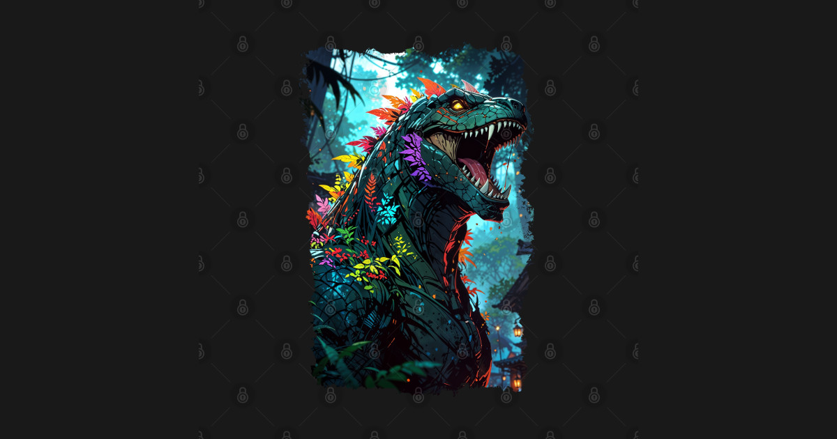 Godzilla Forest Destroyer - Godzilla - T-Shirt | TeePublic