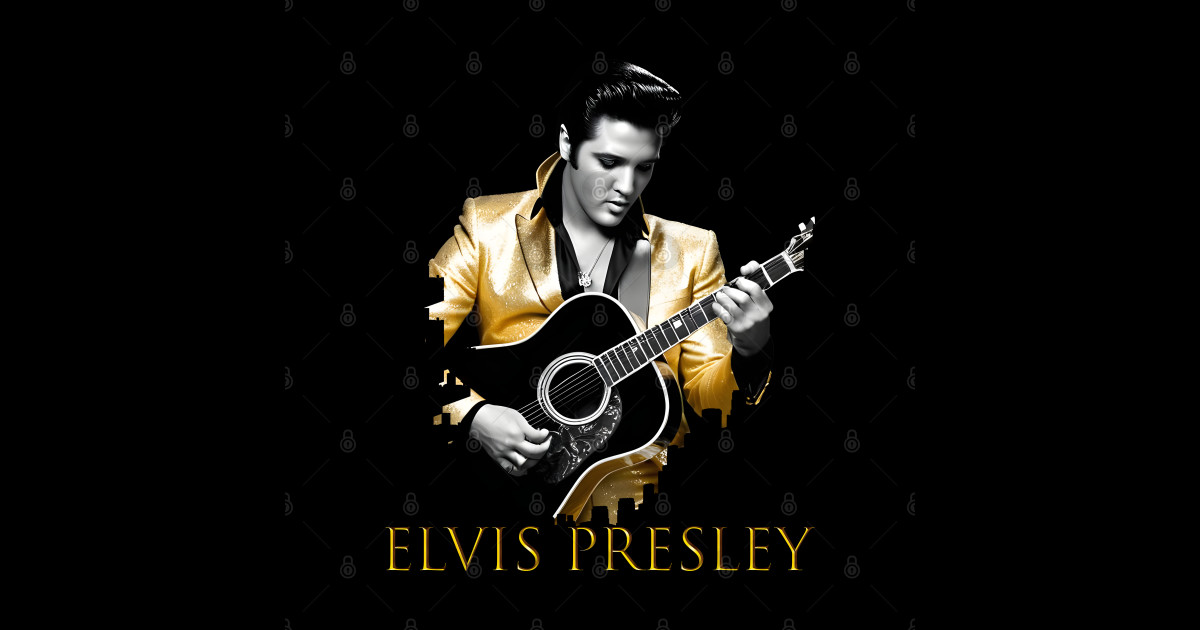 elvis retro 80s - Elvis Presley - Sticker | TeePublic