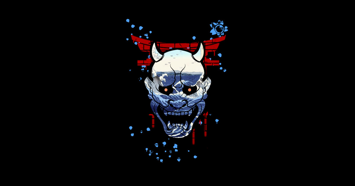 Demonio azul - Demon - Sticker | TeePublic