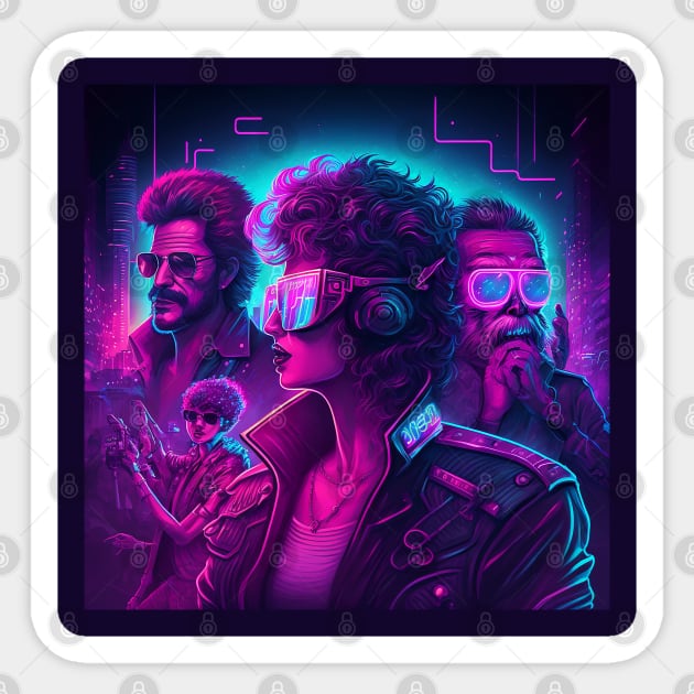 Synthwave Mood #1 - Retrowave Aesthetic - Sticker | TeePublic