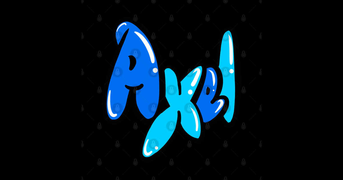 Axel name in blue graffiti calligraphy Top 10 best personalized gifts ...