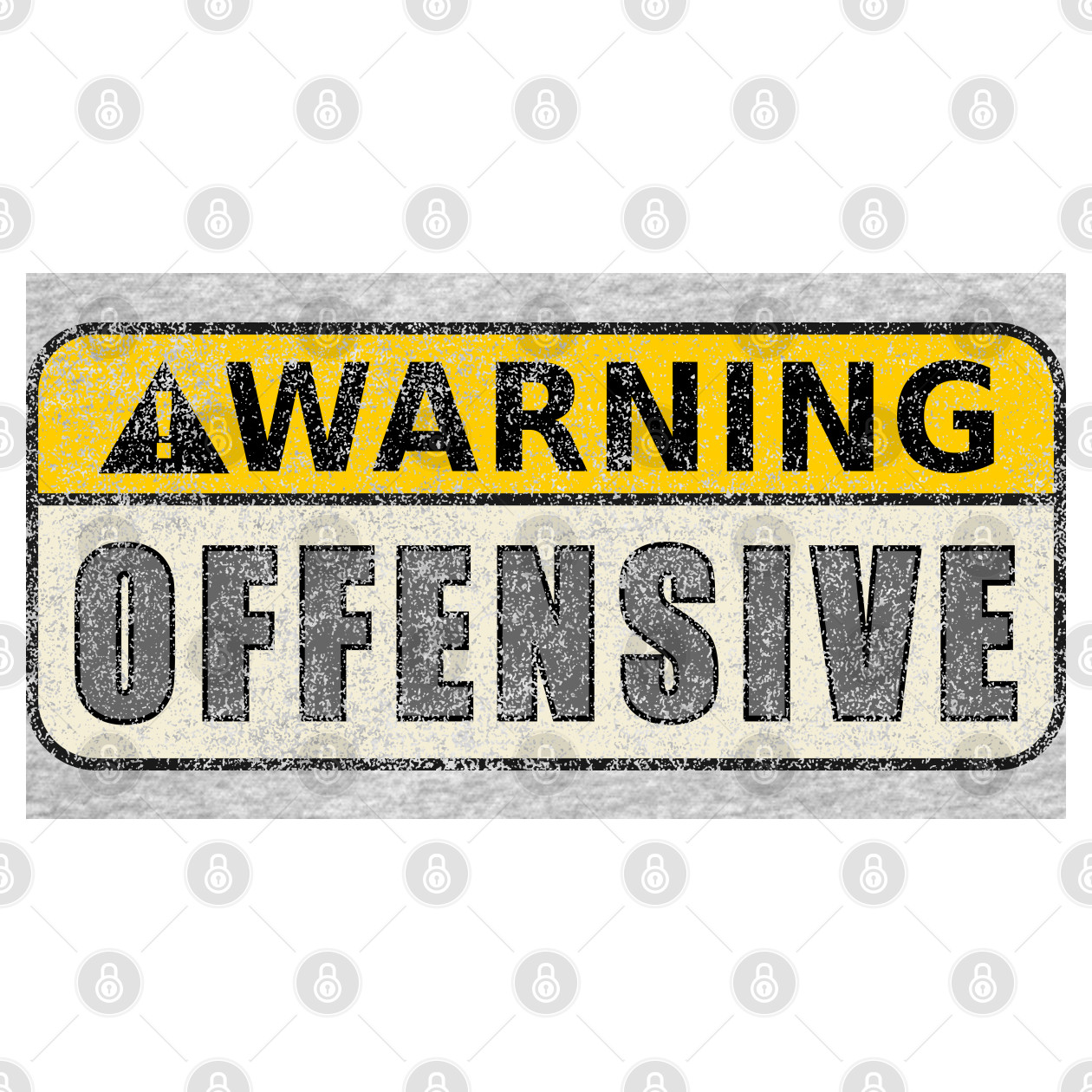 Warning Offensive Lockout Movie Shirt - Warning Offensive - T-Shirt ...