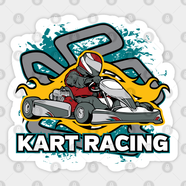 Go Kart Racing - Go Kart - Sticker | TeePublic