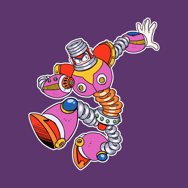 SPRINGMAN - Megaman - T-Shirt | TeePublic