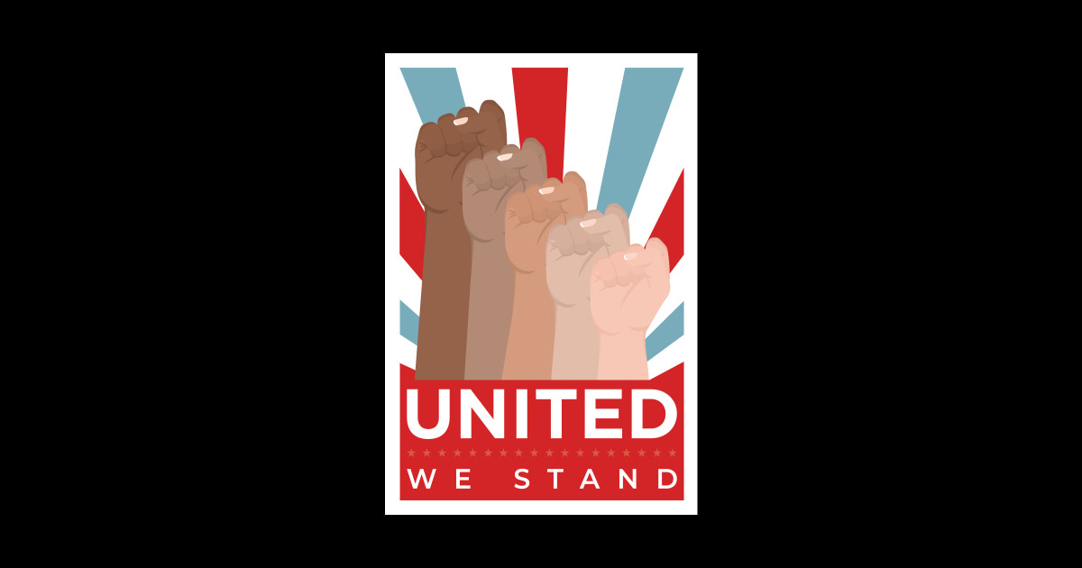 United We Stand - United - Sticker | TeePublic