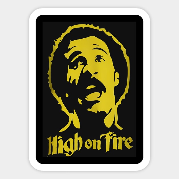High On Fire Logo - High On Fire Logo - Sticker | TeePublic