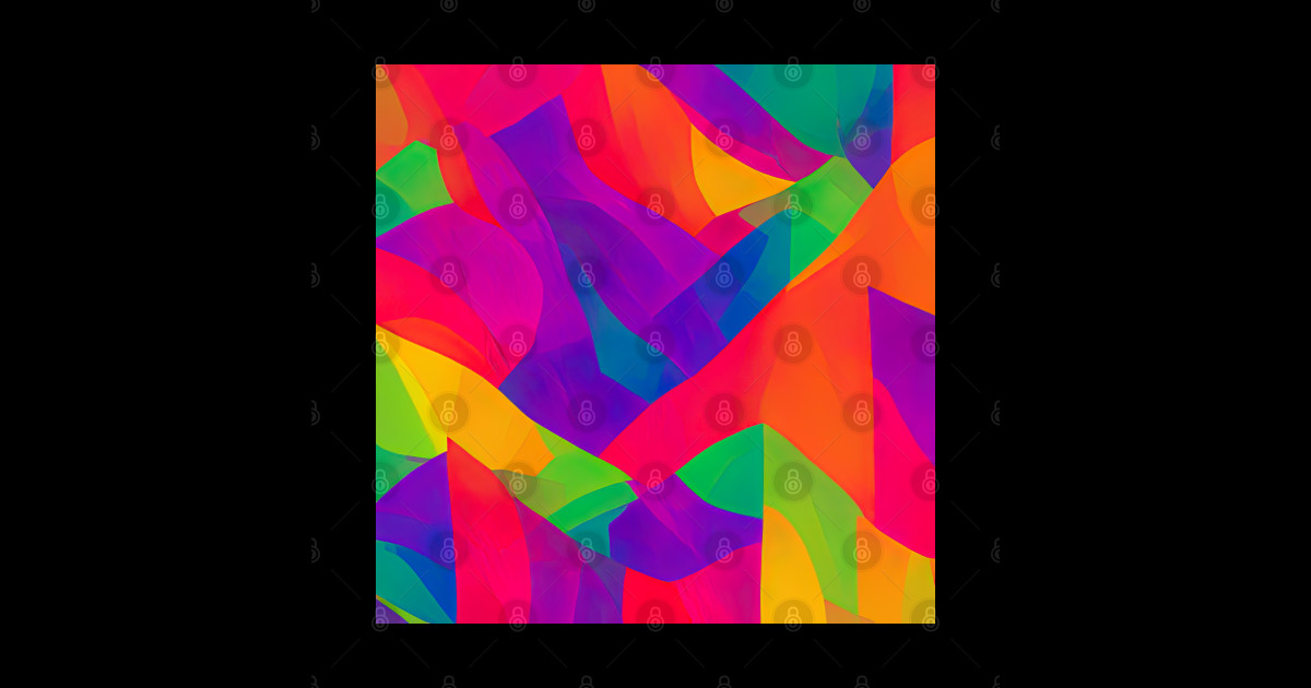 omg pattern abstract background - Colorful Pattern - Sticker | TeePublic