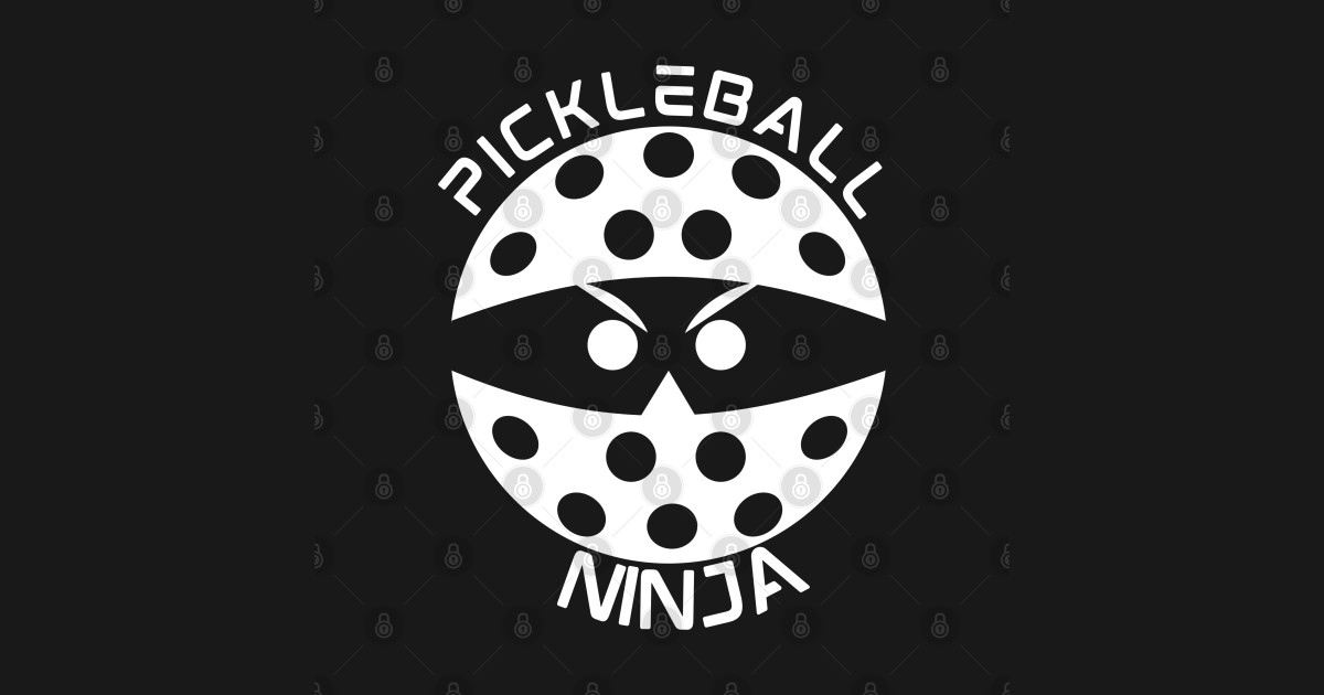 Pickleball Ninja (white) - Pickleball - T-Shirt | TeePublic