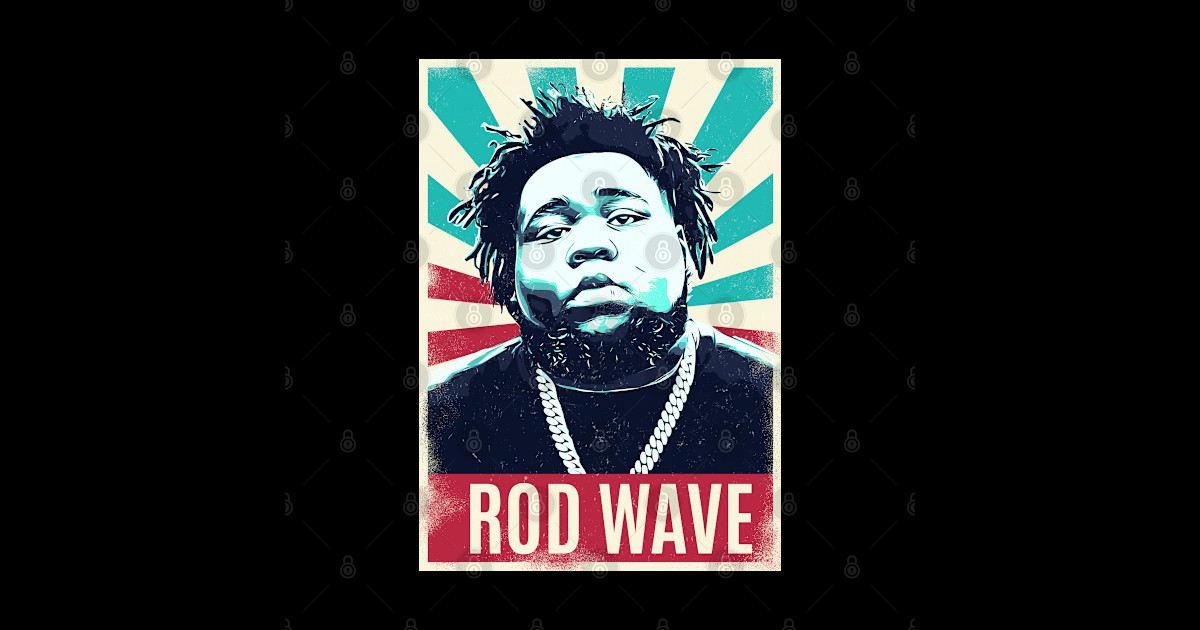 Vintage Retro Rod Wave - Rod Wave - Sticker | TeePublic