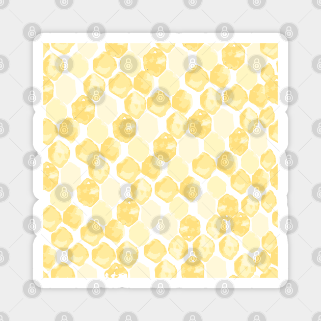 Watercolor Honeycomb | Pattern Design - Watercolor Honeycomb - Magnet ...