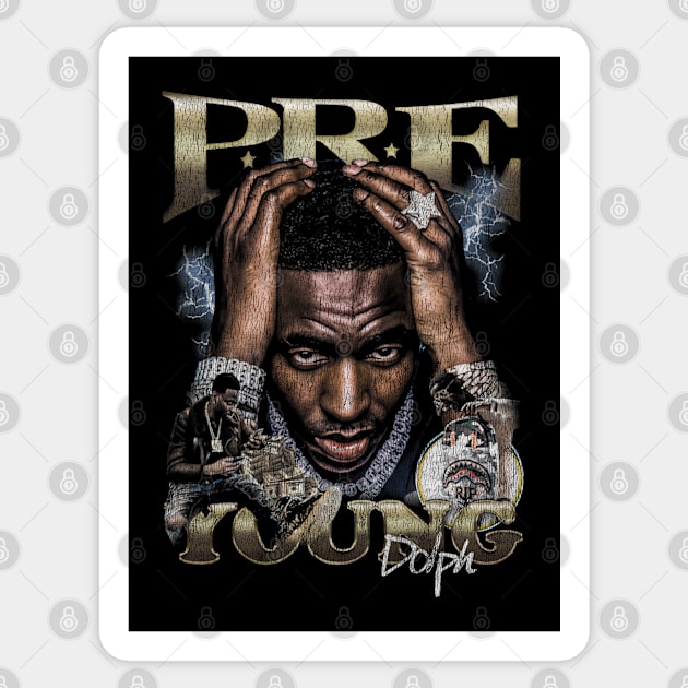 Young Dolph Vintage - Young Dolph - Sticker | TeePublic